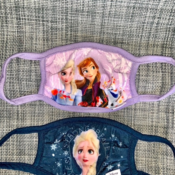 Disney | Accessories | Disneys Frozen Elsa Anna Youth Kids Face Masks ...